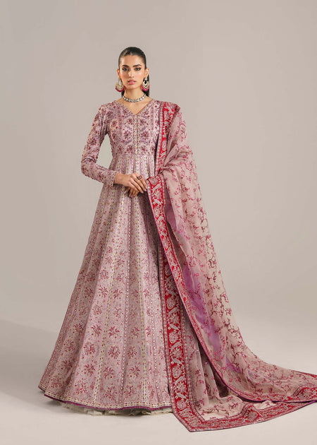 Pakistani Party Dress In Pishwas And Dupatta Style Nameera By Farooq