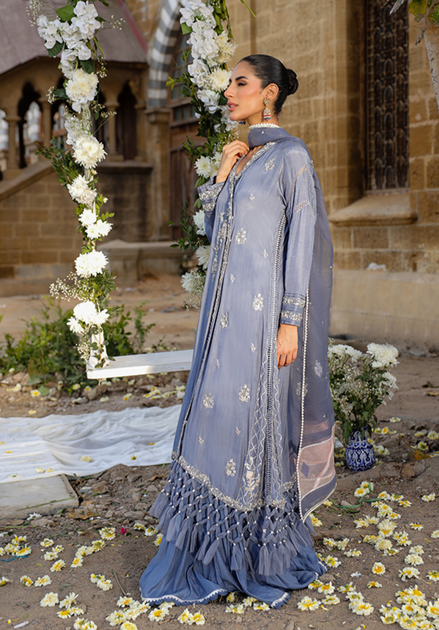 Pakistani Wedding Dress In Angrakha And Lehenga Style Nameera By Farooq