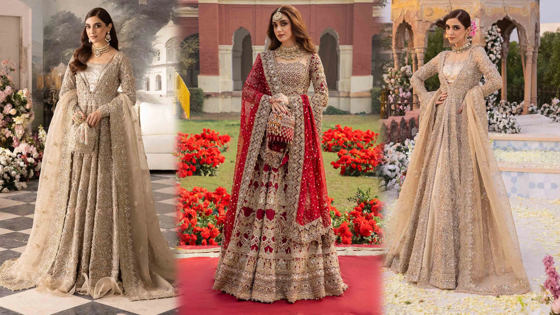 Celeb-Inspired Pakistani Bridal Dresses: Red Carpet Elegance – Nameera by Farooq