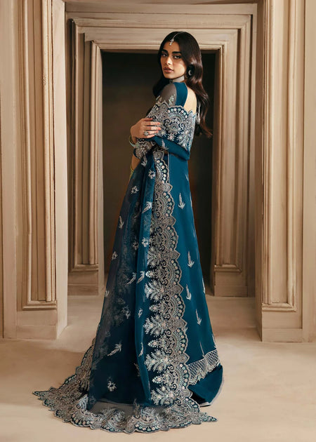 Premium Pakistani Embroidered Wedding Dress – Nameera by Farooq