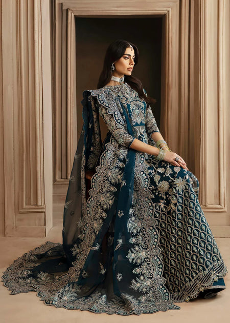 Premium Pakistani Embroidered Wedding Dress – Nameera by Farooq