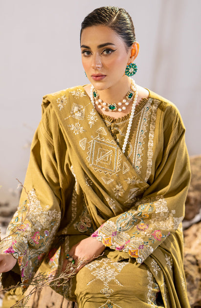 Heena Green Embroidered Pakistani Salwar Kameez Luxury Suit – Nameera ...