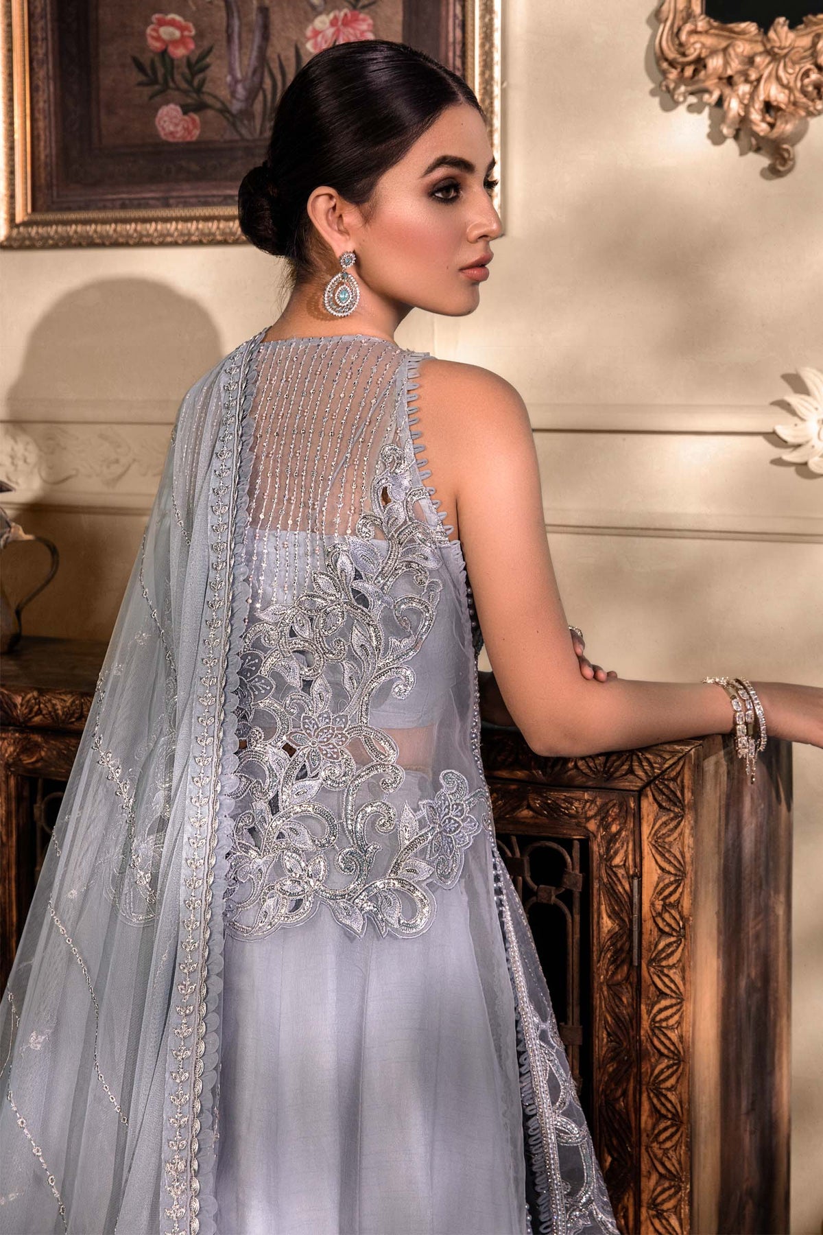 Embroidered Blue Salwar Kameez Pakistani Wedding Dresses – Nameera by ...