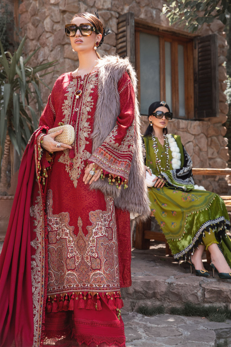 Maroon Embroidered Pakistani Salwar Kameez with Dupatta Salwar Suit ...