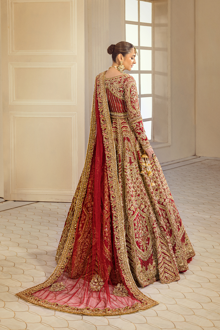 Pakistani Bridal Dress in Wedding Lehenga Choli Style – Nameera by Farooq