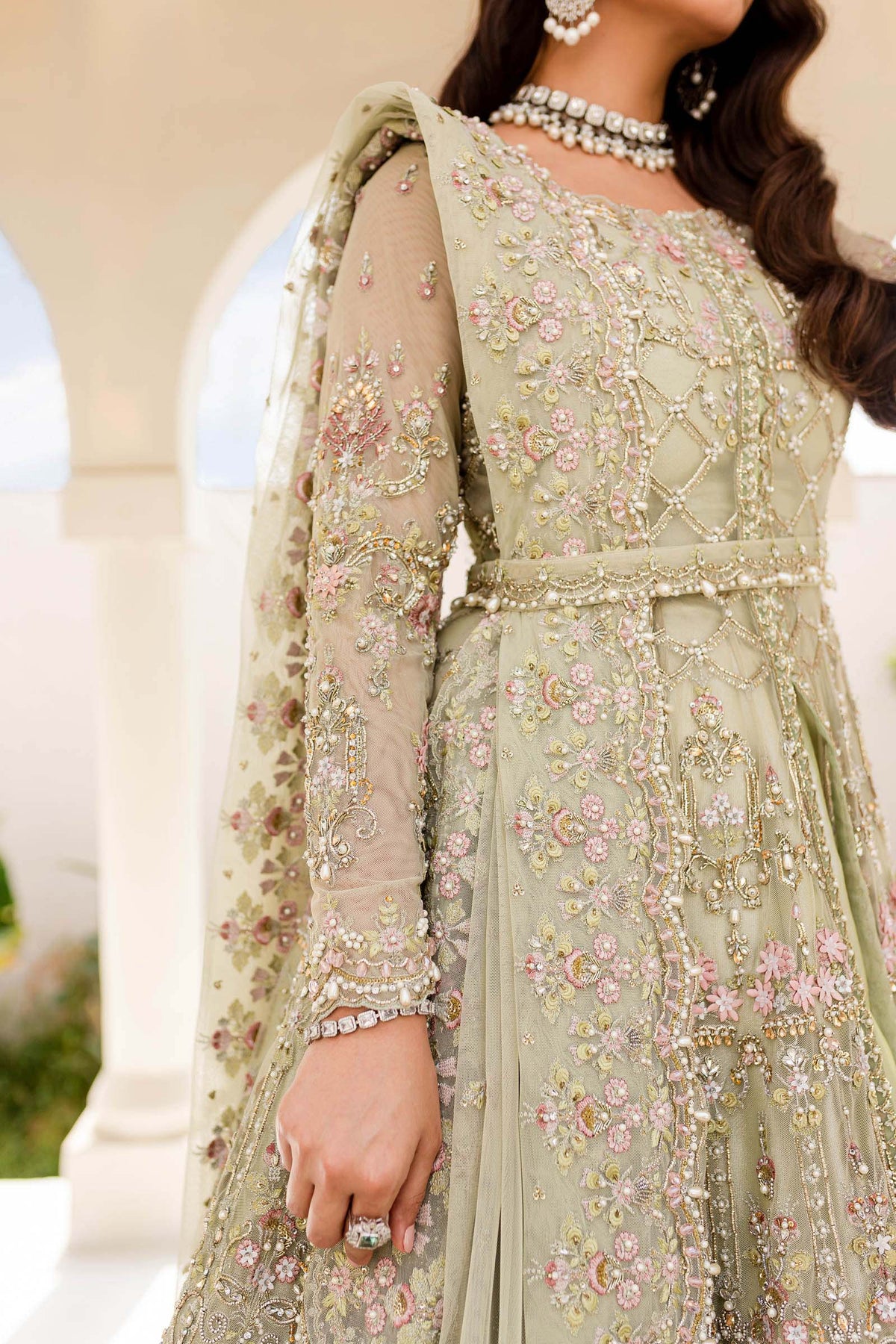Premium Pakistani Gown and Latest Bridal Lehenga Design – Nameera by Farooq
