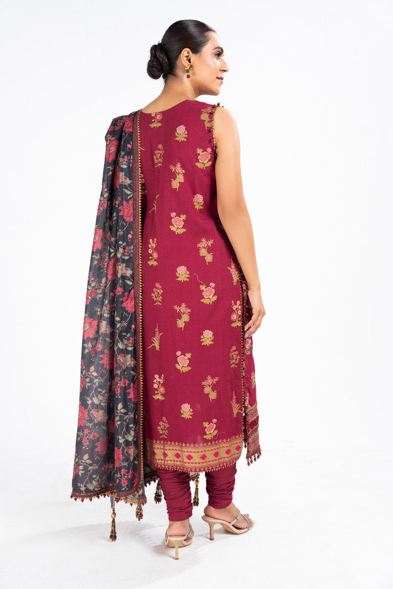 Red Shade Pakistani Salwar Kameez Party Dress Salwar Suit – Nameera by ...