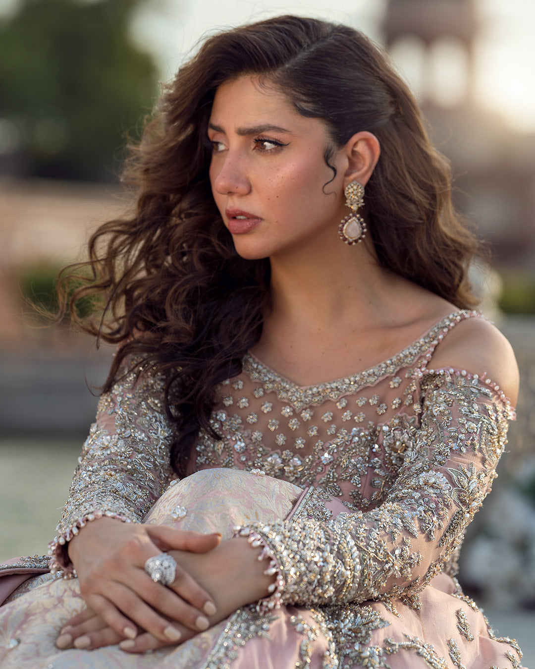 Pakistani Wedding Dress In Bridal Lehenga Gown Style Nameera By Farooq