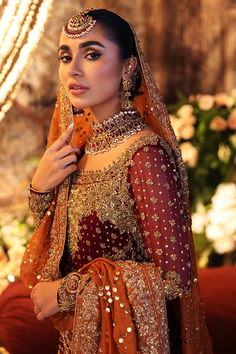 Bridal Kameez Lehenga Dress for Pakistani Bridal Wear – Nameera by Farooq