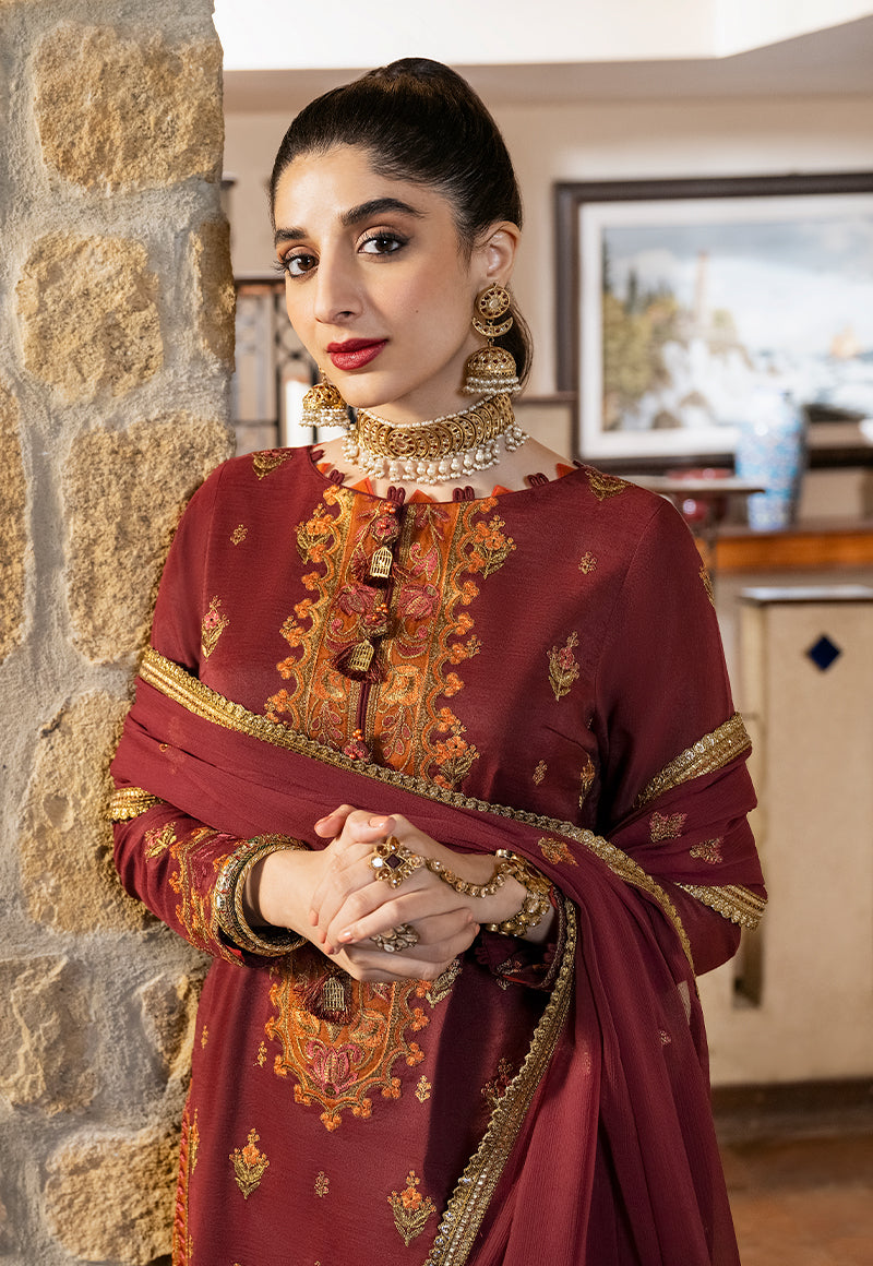Maroon Pakistani Kameez salwar Suit Classical Embellished Dress ...