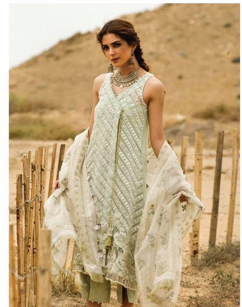 Crimson Designer Dress| Threads Embroidery, Sheesha and Pearls ...