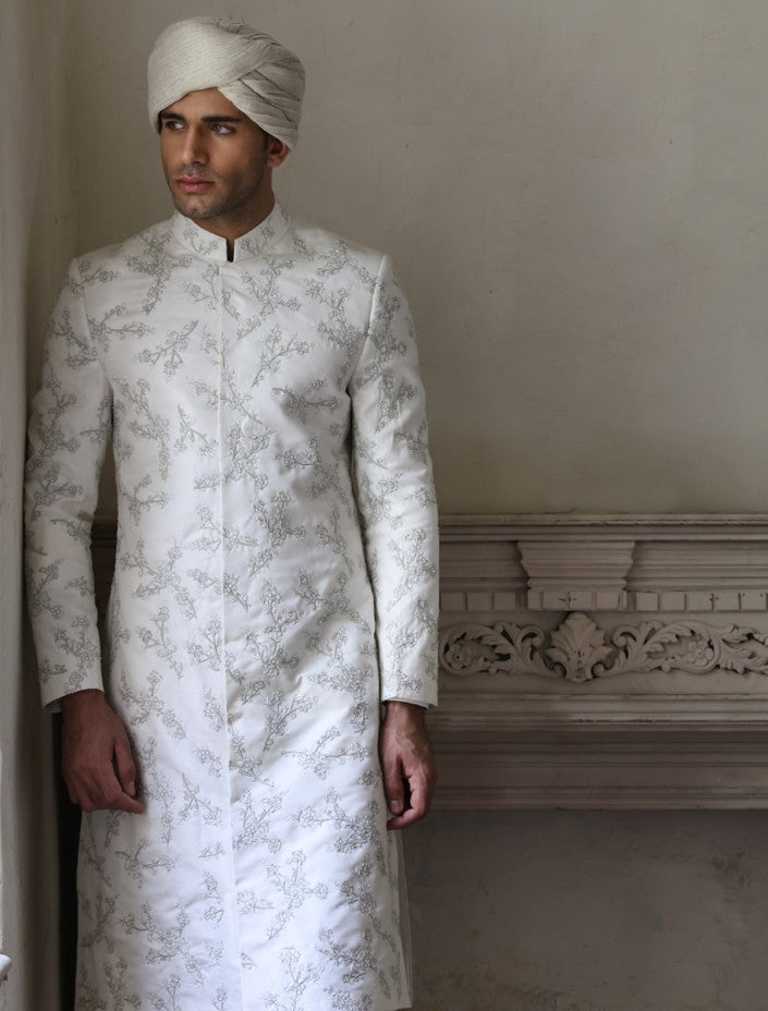Designer Men Simple Sherwani Wedding Groom Dress for Nikkah – Nameera ...