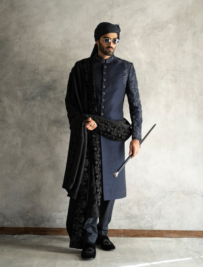Embellished Designer Pakistani Groom Sherwani for Wedding Wear ...