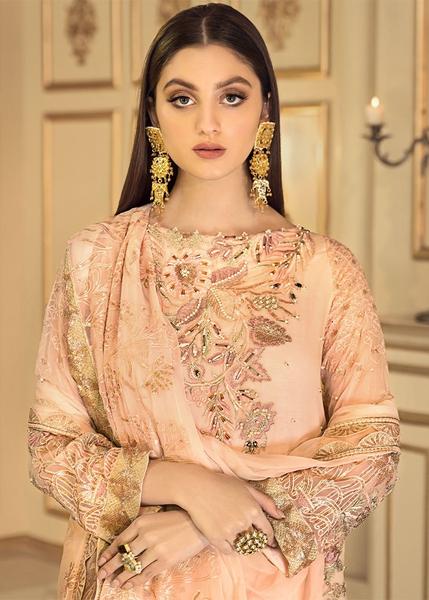 Eid wear 2020 Embellished with Threads and Organza Borders – Nameera by ...