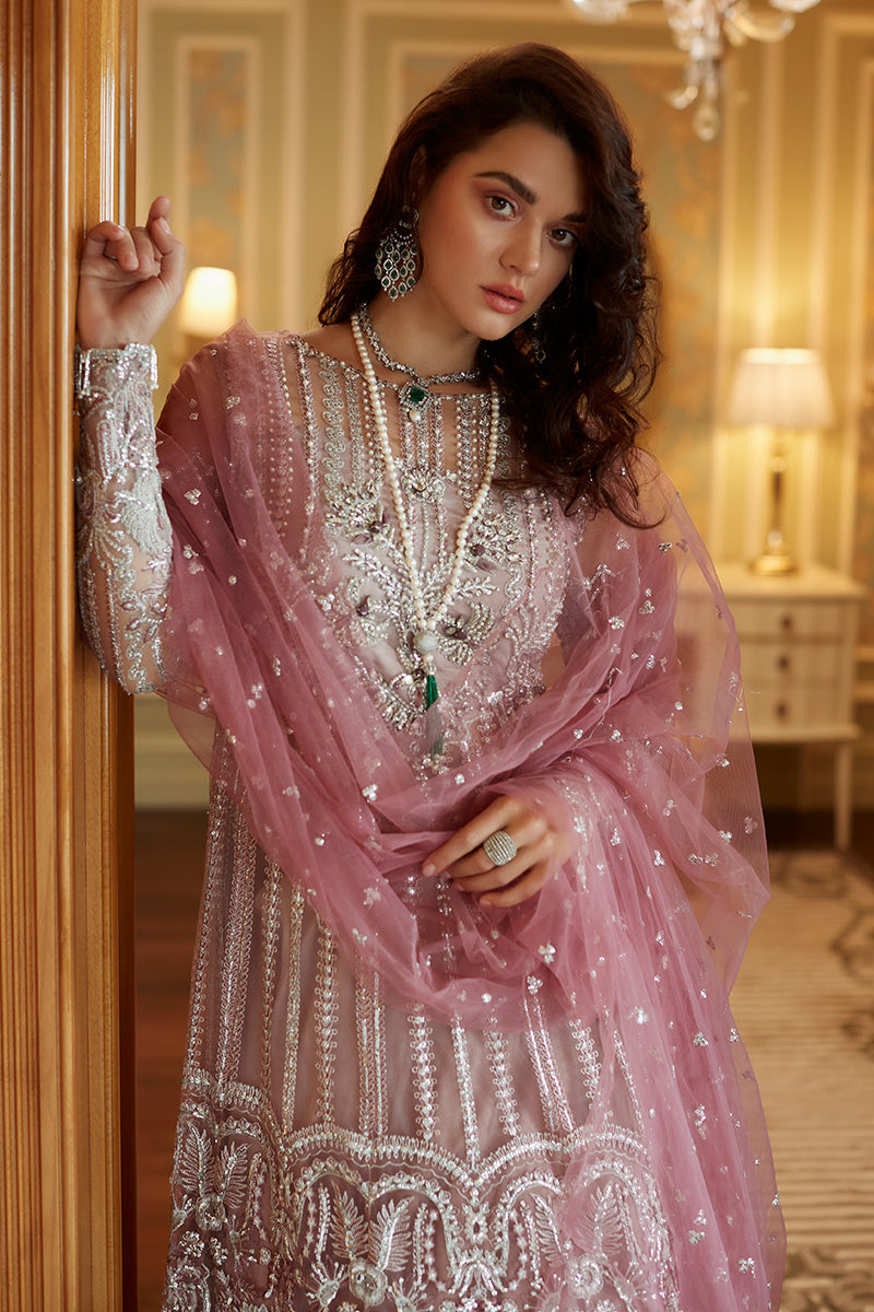 Embroidered Pakistani Wedding Dress in Sharara Style – Nameera by Farooq