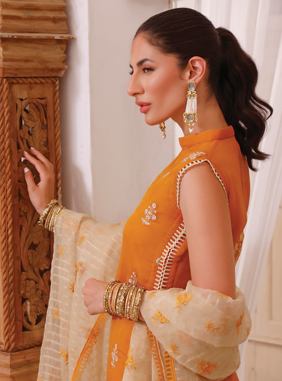 Sleeveless Salwar Kameez Dupatta Pakistani Eid Dress Online – Nameera ...
