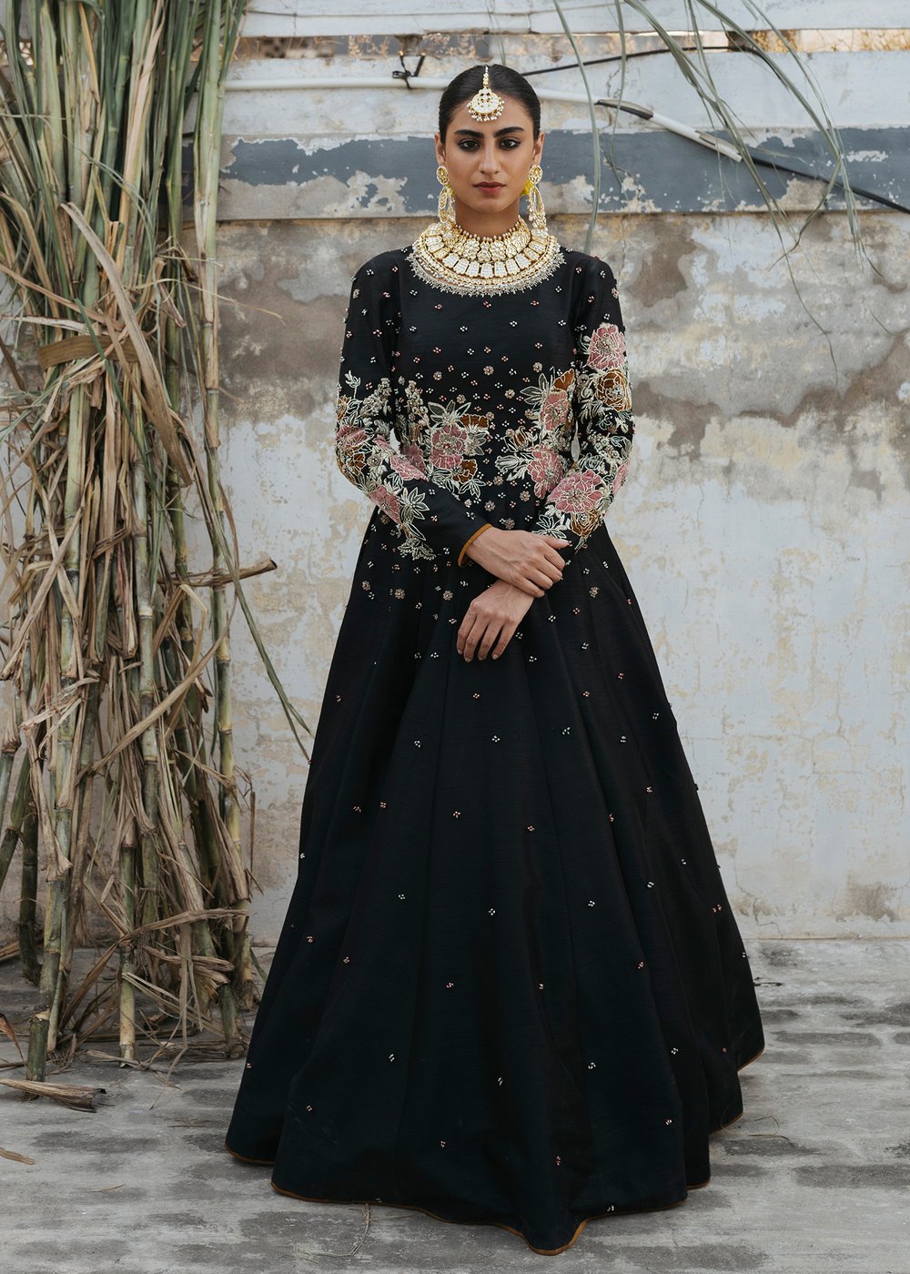 Buy Elegant Indian Long Froke Dress for Wedding Online – Nameera by Farooq