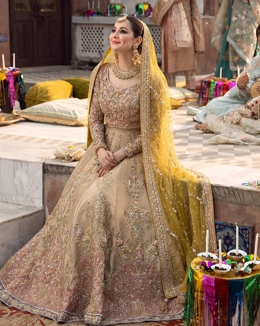 Embellished Chiffon Choli with Tissue Lehenga and Net Dupatta Pakistan ...