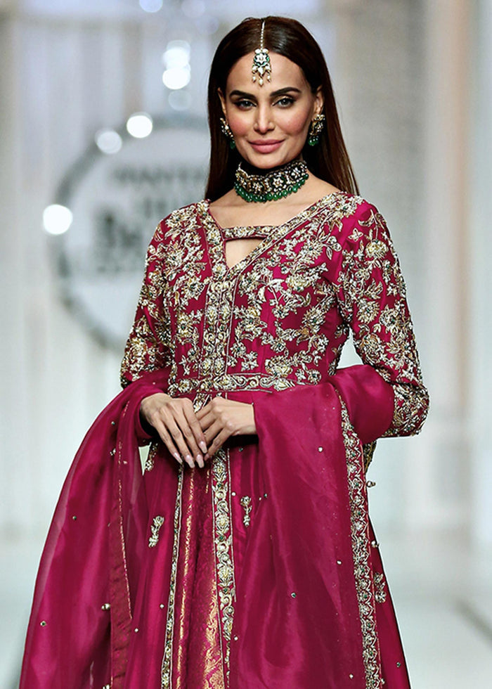 Embellished Designer Red Bridal Shadi Dresses in Long Frock – Nameera ...