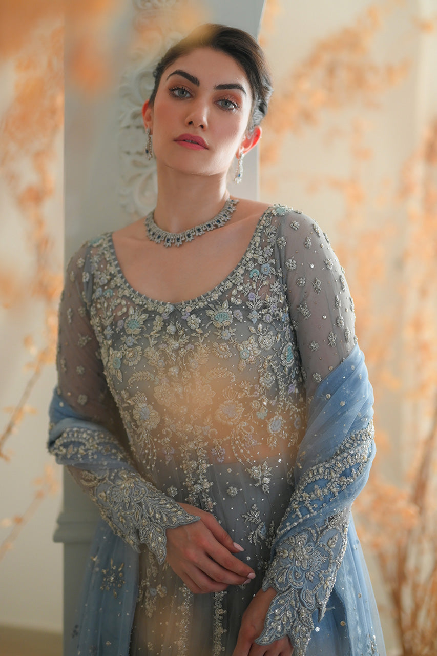 Buy Embroidered Pakistani Pishwas Lehenga Wedding Dress – Nameera by Farooq