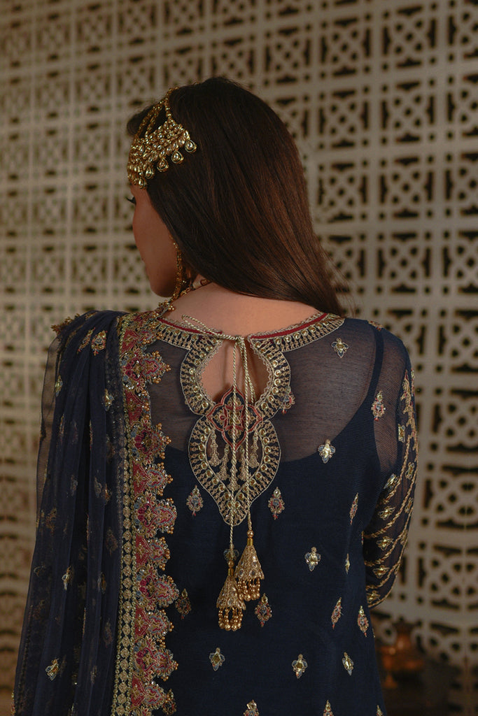 Embroidered Pakistani Dress in Kameez Trouser Style – Nameera by Farooq