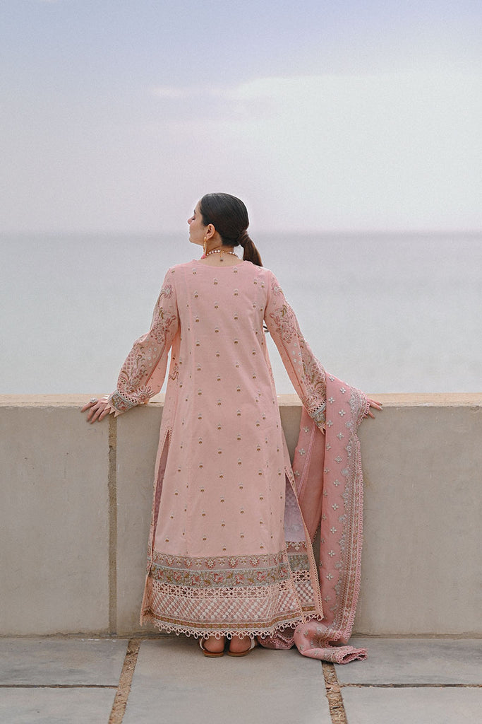 Embroidered Pakistani Dress in Kameez Trouser Style – Nameera by Farooq