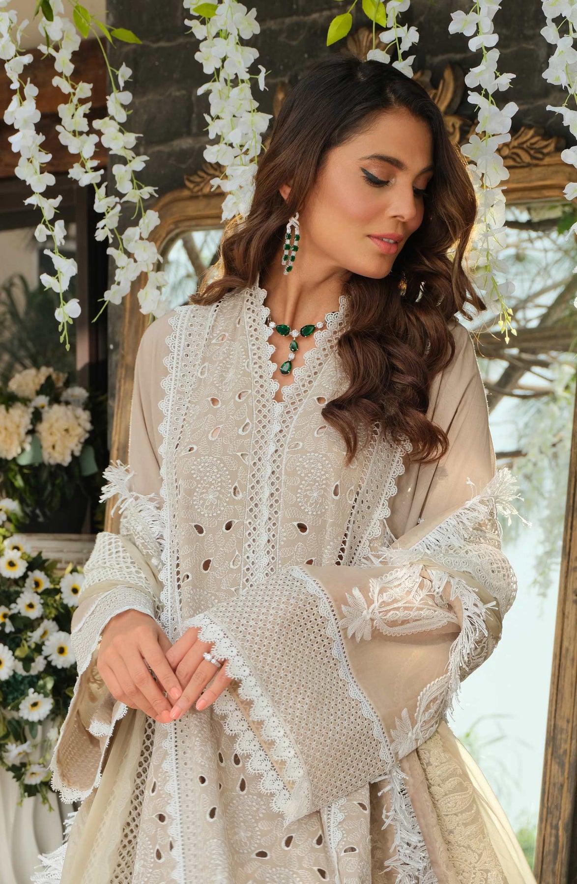 Embroidered Salwar Kameez Pakistani Eid Dress in Lawn Fabric – Nameera ...