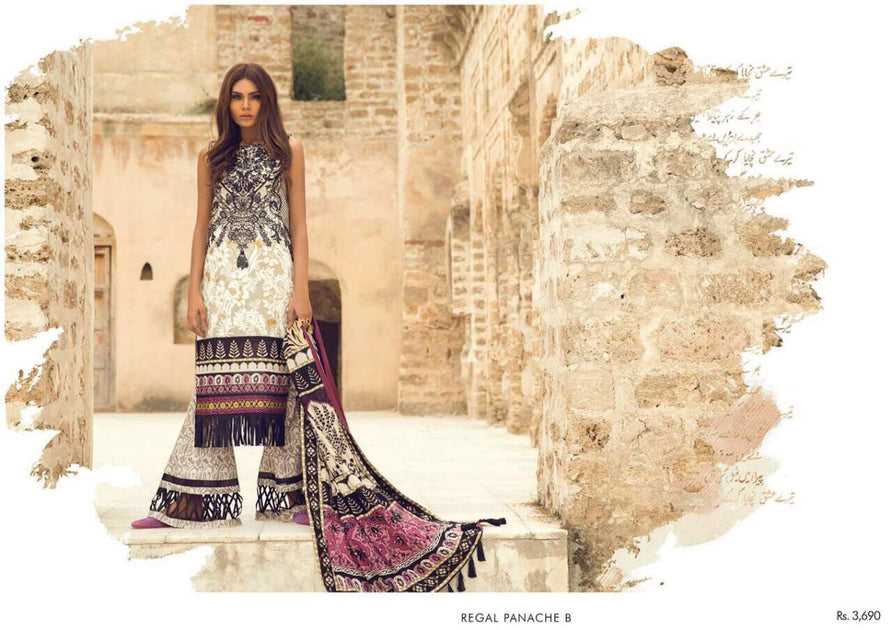Beutifull dress in linen cloth by regal Model# 704W – Nameera by Farooq
