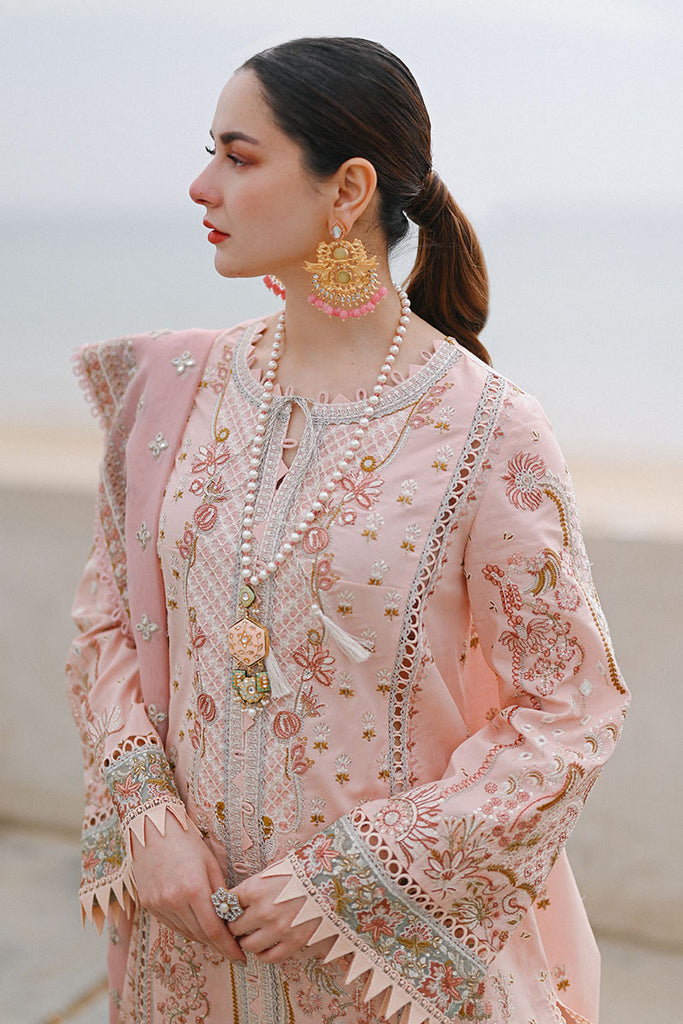 Embroidered Pakistani Dress in Kameez Trouser Style – Nameera by Farooq