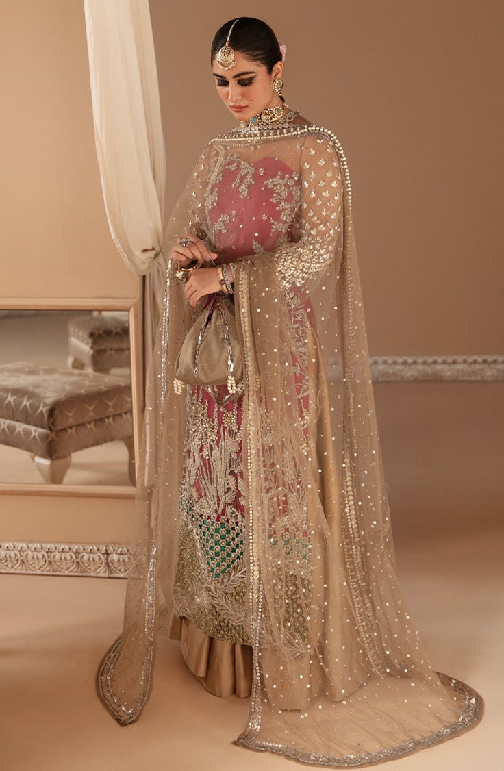 Lehenga Kameez and Dupatta Pakistani Wedding Dress – Nameera by Farooq