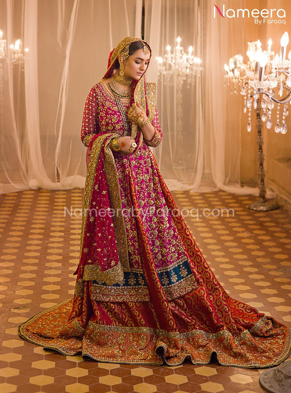 Latest Traditional Sharara with Kameez Dress Pakistani Online – Nameera ...