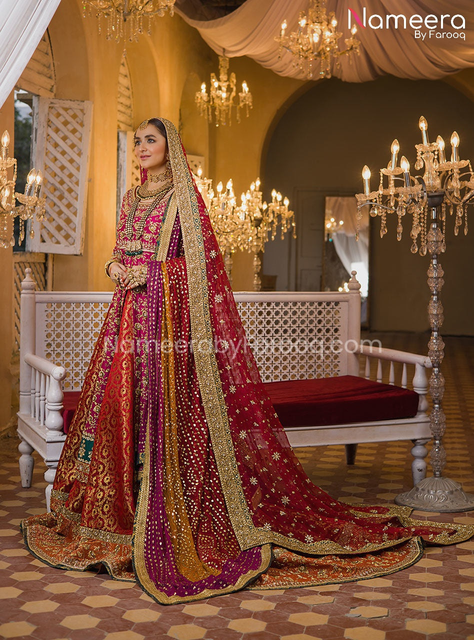 Latest Traditional Sharara with Kameez Dress Pakistani Online – Nameera ...