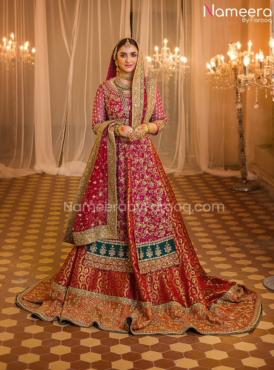 Latest Traditional Sharara with Kameez Dress Pakistani Online – Nameera ...
