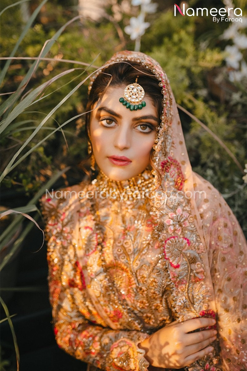 Buy Latest Light Pink Pakistani Bridal Dresses Online 2021 – Nameera by ...