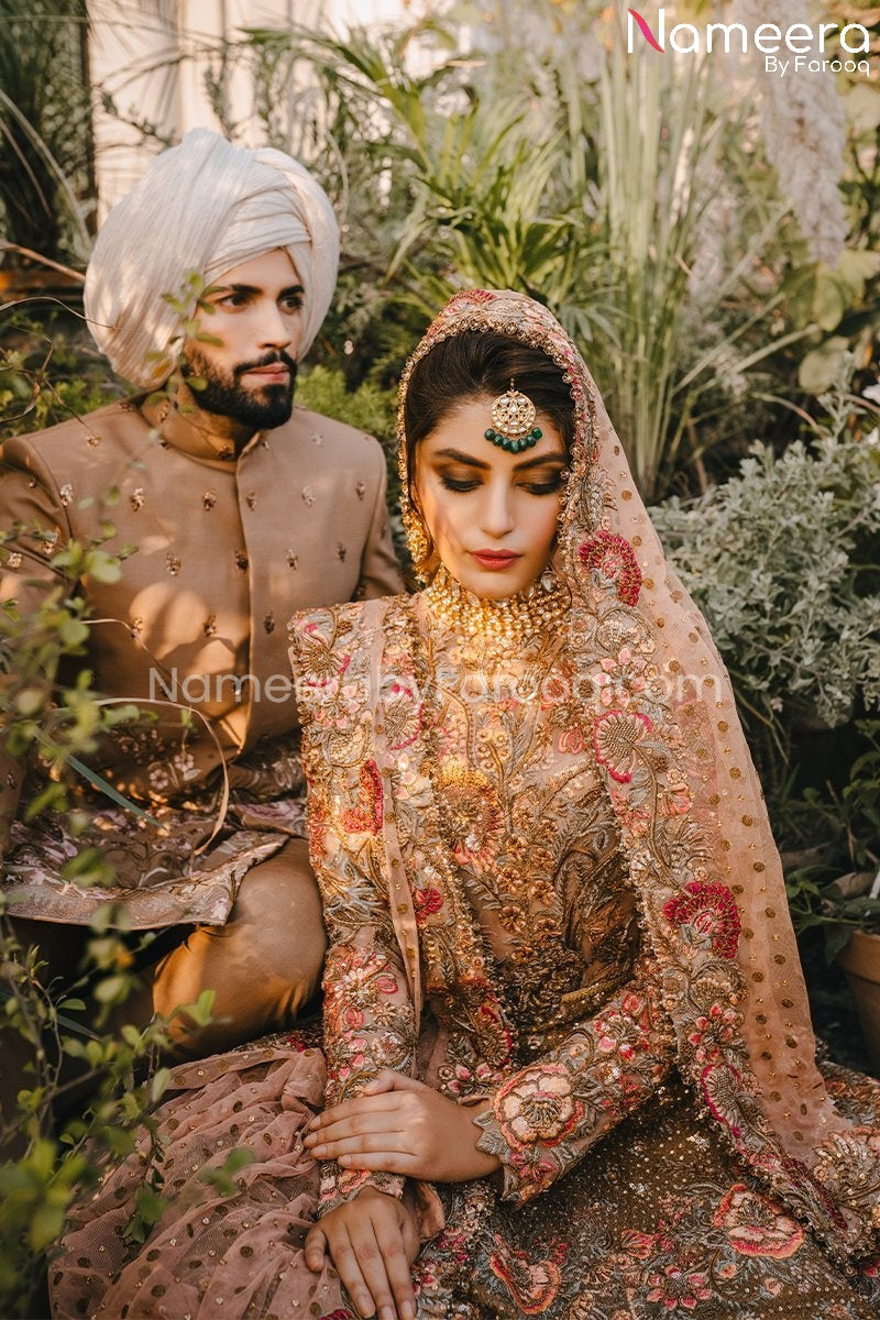 Buy Latest Light Pink Pakistani Bridal Dresses Online 2021 – Nameera by ...