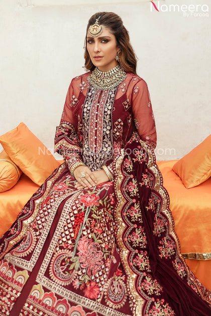 Sharara with Long Shirt by Pakistani Designer Online 2021 – Nameera by ...