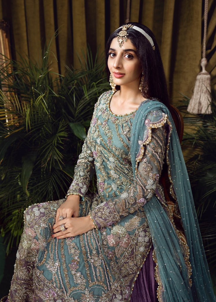 Long Shirt Lehenga Shirt for Pakistani Wedding Dresses – Nameera by Farooq