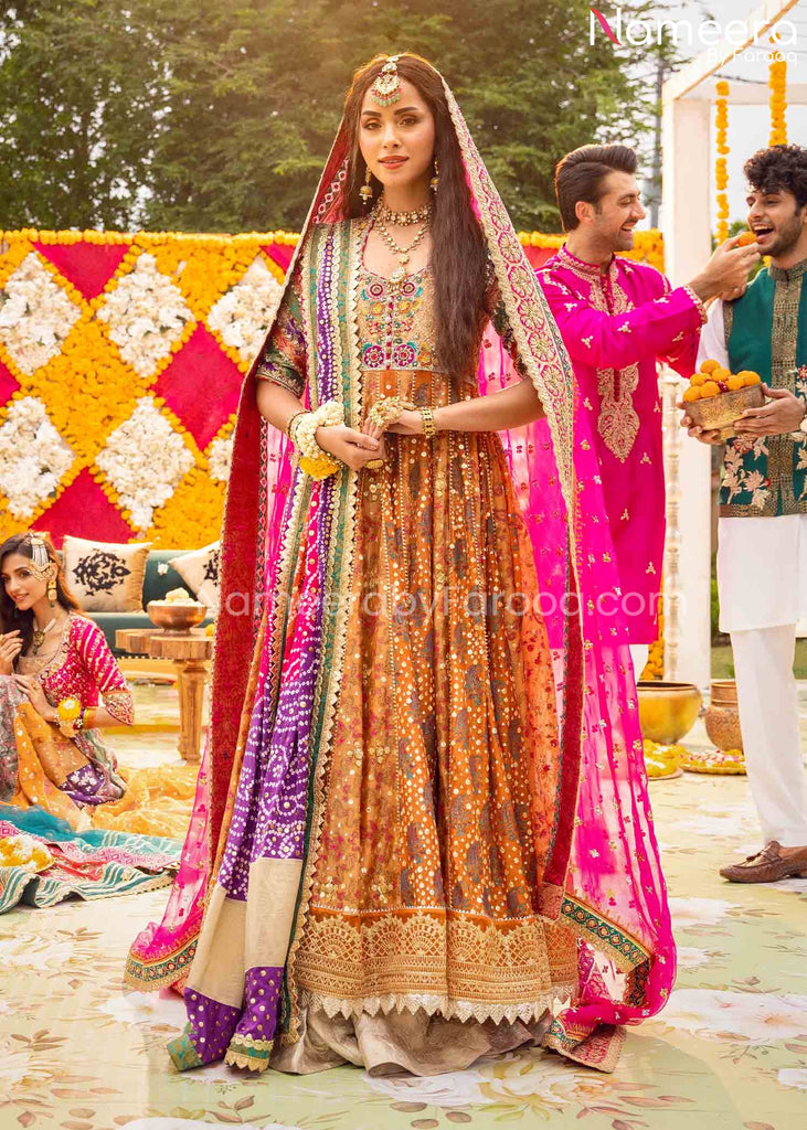 Mehndi Dress For Girls