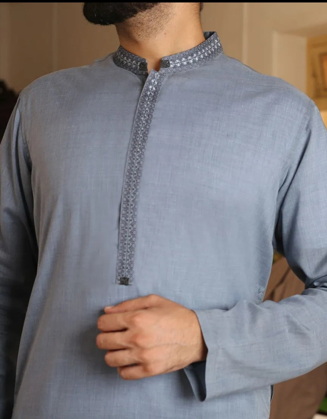 Buy this Pakistani mens clothes designs 2019 in USA – Nameera by Farooq