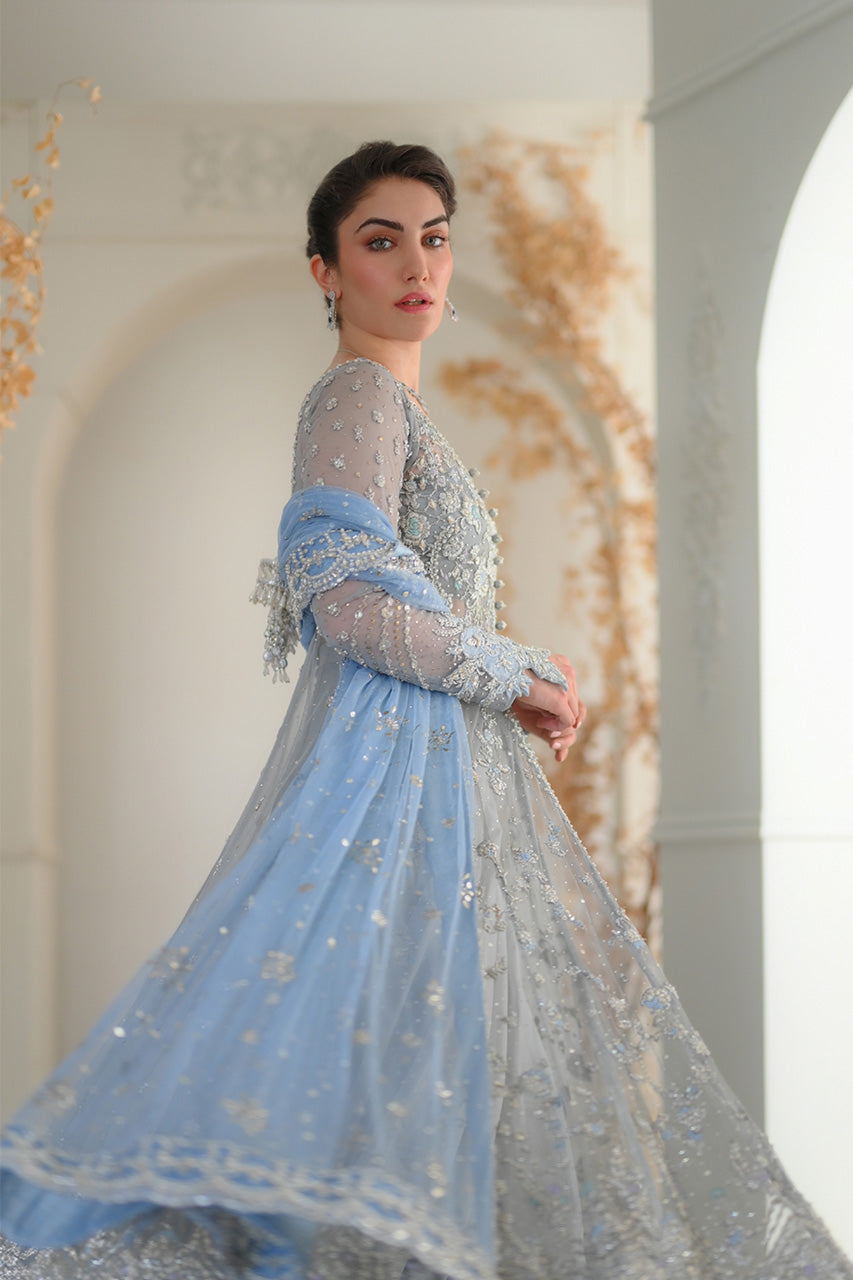 Buy Embroidered Pakistani Pishwas Lehenga Wedding Dress – Nameera by Farooq