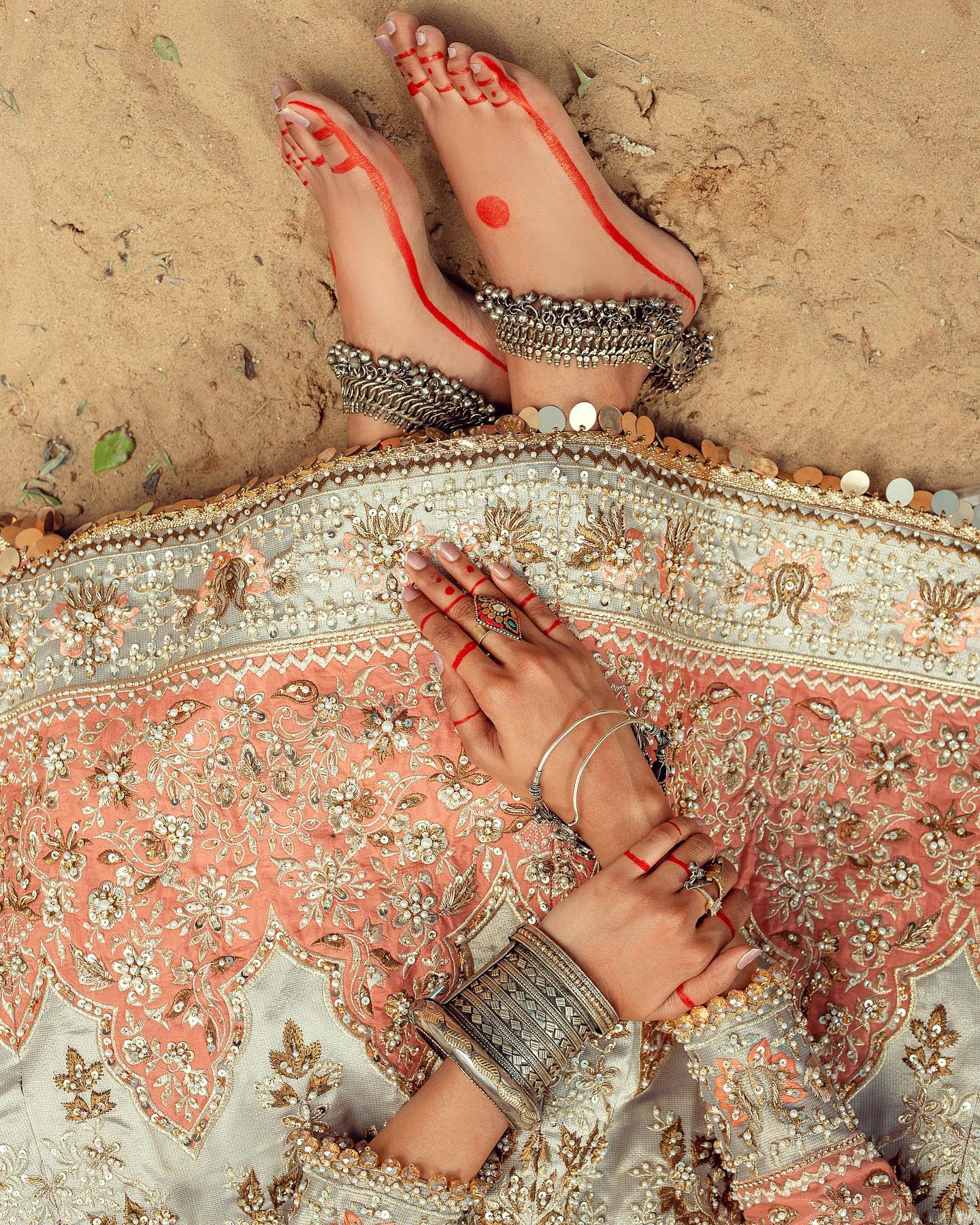 Traditional Pakistani Choli Lehenga Bridal Dress Online – Nameera by Farooq