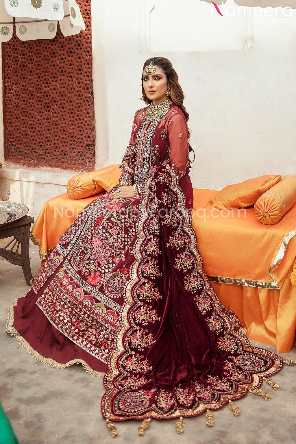 Sharara with Long Shirt by Pakistani Designer Online 2021 – Nameera by ...