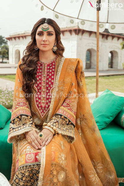 Elegant Sharara Dress Pakistani by Pakistani Designer 2021 – Nameera by ...