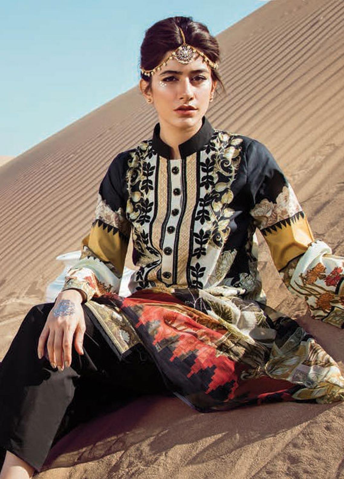 Pakistani Suit Embroidered Lawn Dress 2020 – Nameera by Farooq