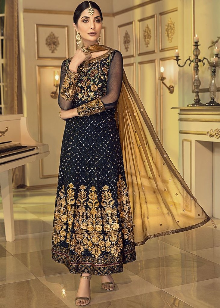 Pakistani Eid Dresses 2020 fully embellished with threads – Nameera by ...