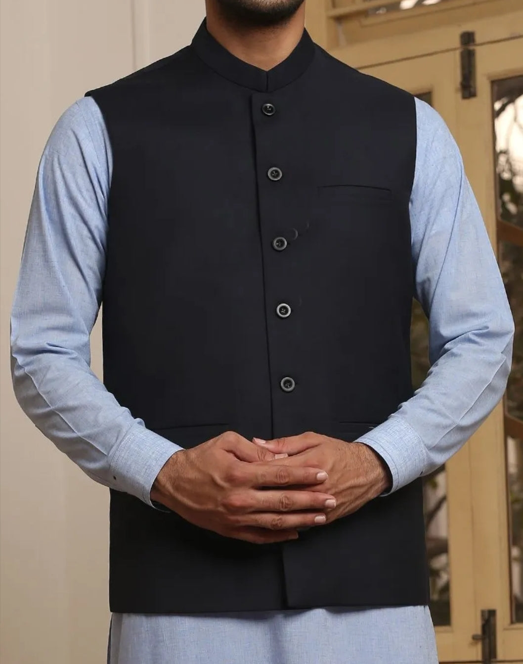 Buy waistcoat styles of Pakistani men in USA from us – Nameera by Farooq