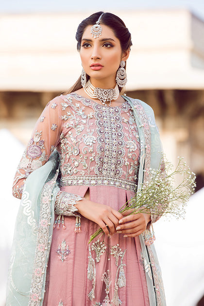 Party net outfit fully embroidered and sequinned – Nameera by Farooq