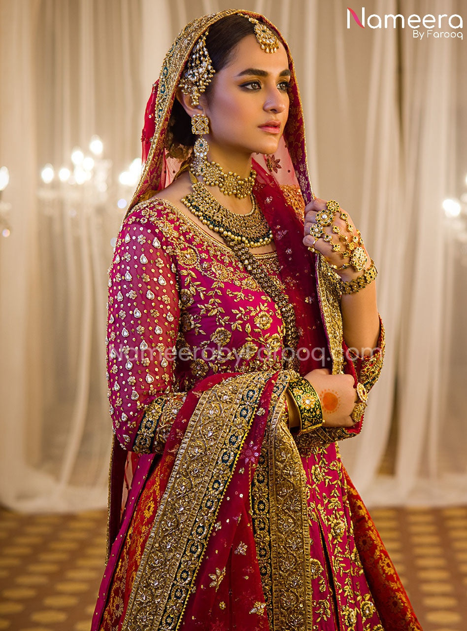 Latest Traditional Sharara with Kameez Dress Pakistani Online – Nameera ...