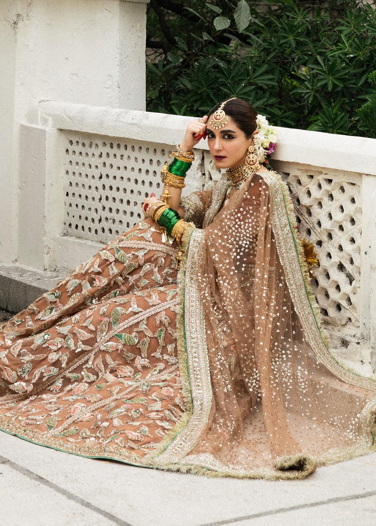 Royal Velvet Choli with Net Lehenga and Dupatta Pakistani Bridal Dress ...