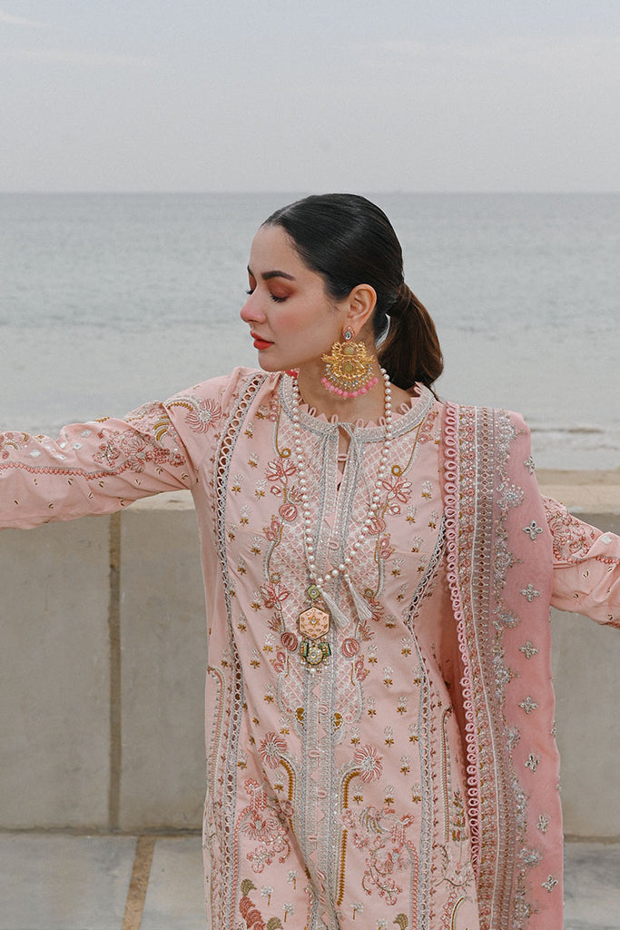 Embroidered Pakistani Dress in Kameez Trouser Style – Nameera by Farooq